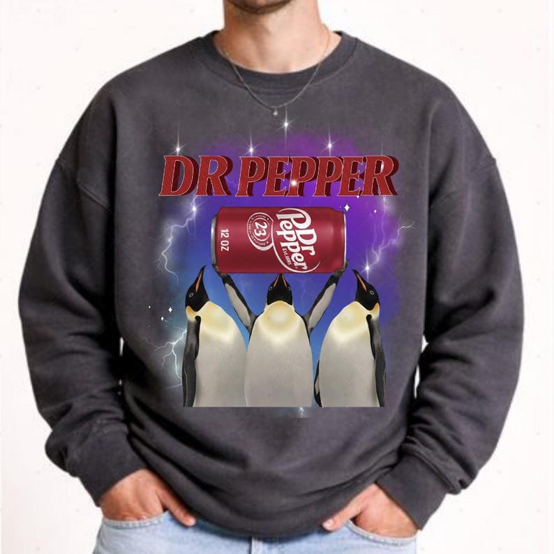 Vintage Dr Pepper Tshirt, Nihilist Penguin Shirt, Retro Bootleg Tee - Etsy