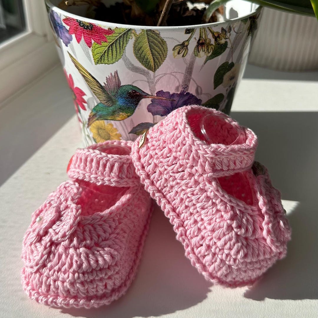 Knitpicks Baby Ballet Crochet Flower Pink - Etsy