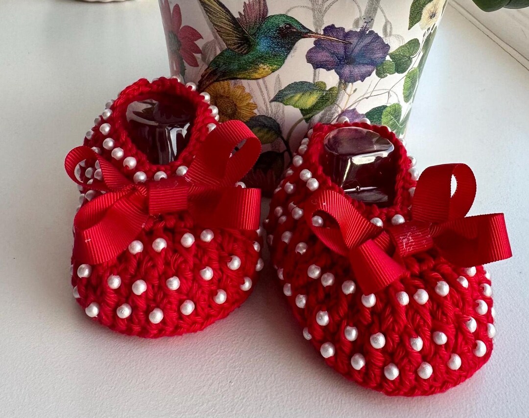 Knitpicks Baby Ballet Crochet Pearl Red - Etsy