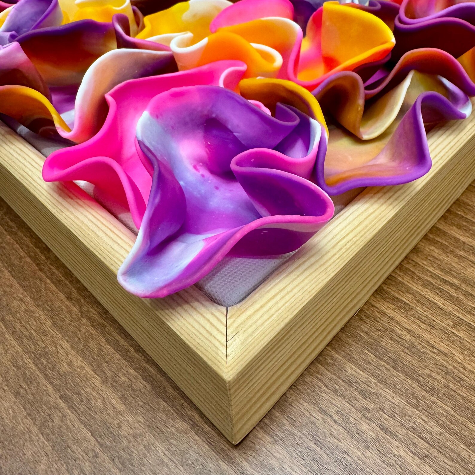 Handcrafted Polymer Clay Art: A Modern and Sophisticated Wall Artwork ...