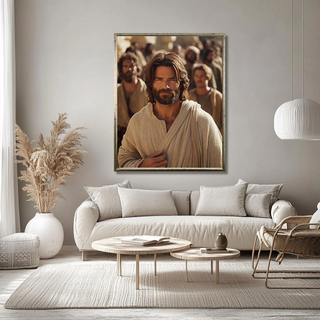 Religious Inspiration Wall Art Spiritual Portrait Canvas Print ...