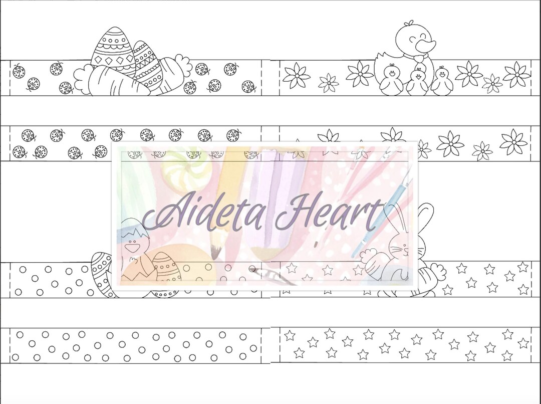 Printable Easter Crowns - Druckbare Osterkrone - Paint, Color ...