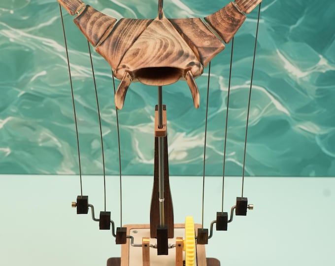 Wooden Flying Manta Ray Automata | Kinetic Sculpture | Wooden Automaton ...
