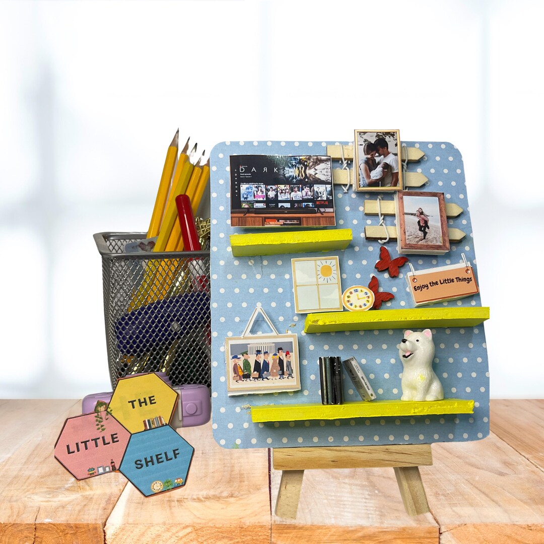 Unique Custom Miniature Shelf With Personalized Photos, Anniversary ...