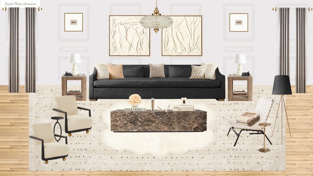 Full Virtual Interior Design Service, Includes Inspiration Board ...