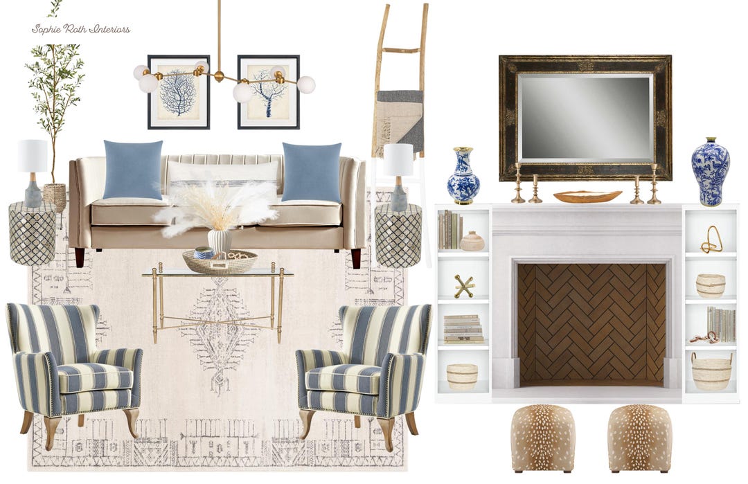 Full Virtual Interior Design Service, Includes Inspiration Board ...