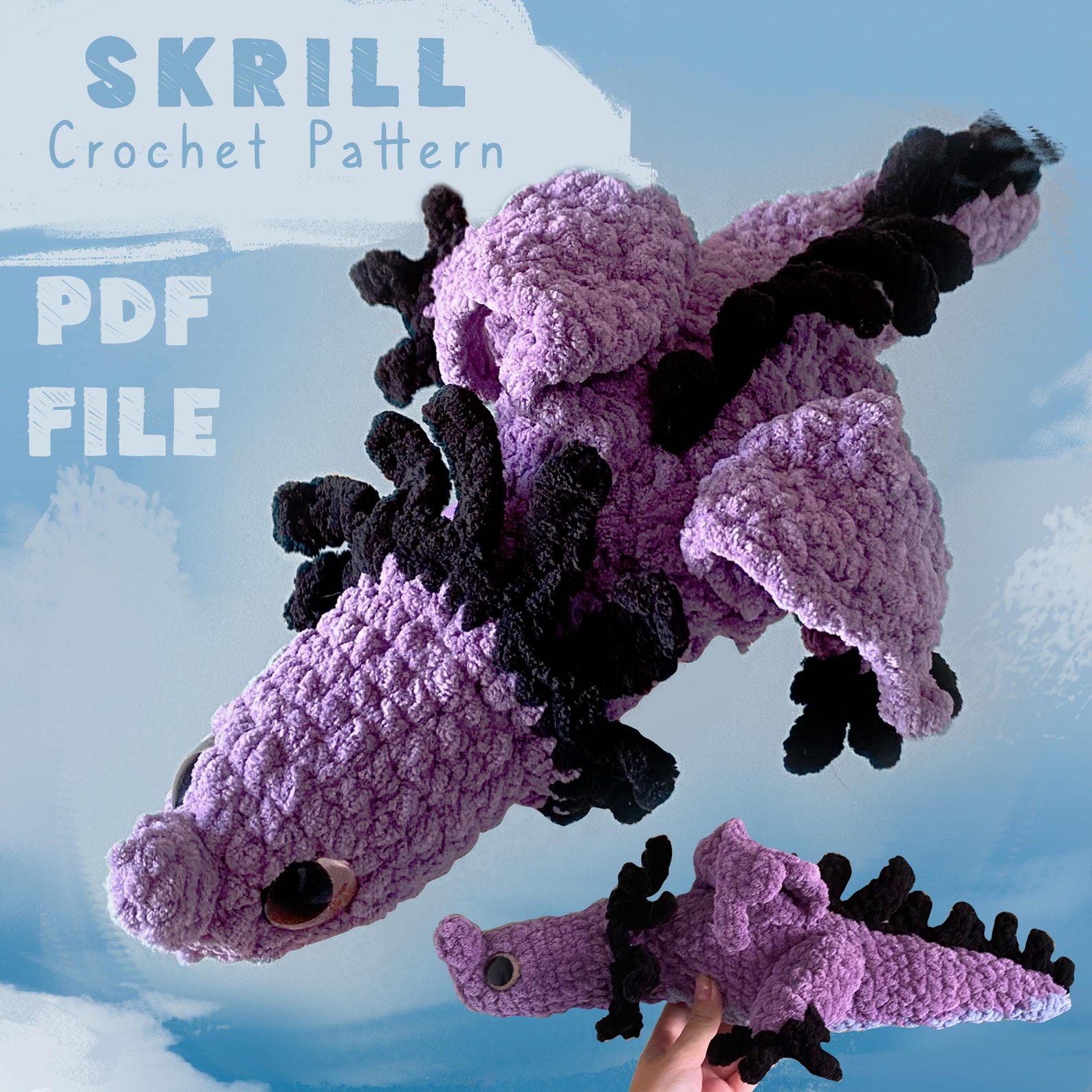 Skrill Crochet PDF Pattern (digital Item, Not Finished Product) From ...