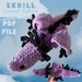 Skrill Crochet Pattern: HTTYD Inspired Plushie (PDF Download) - Etsy