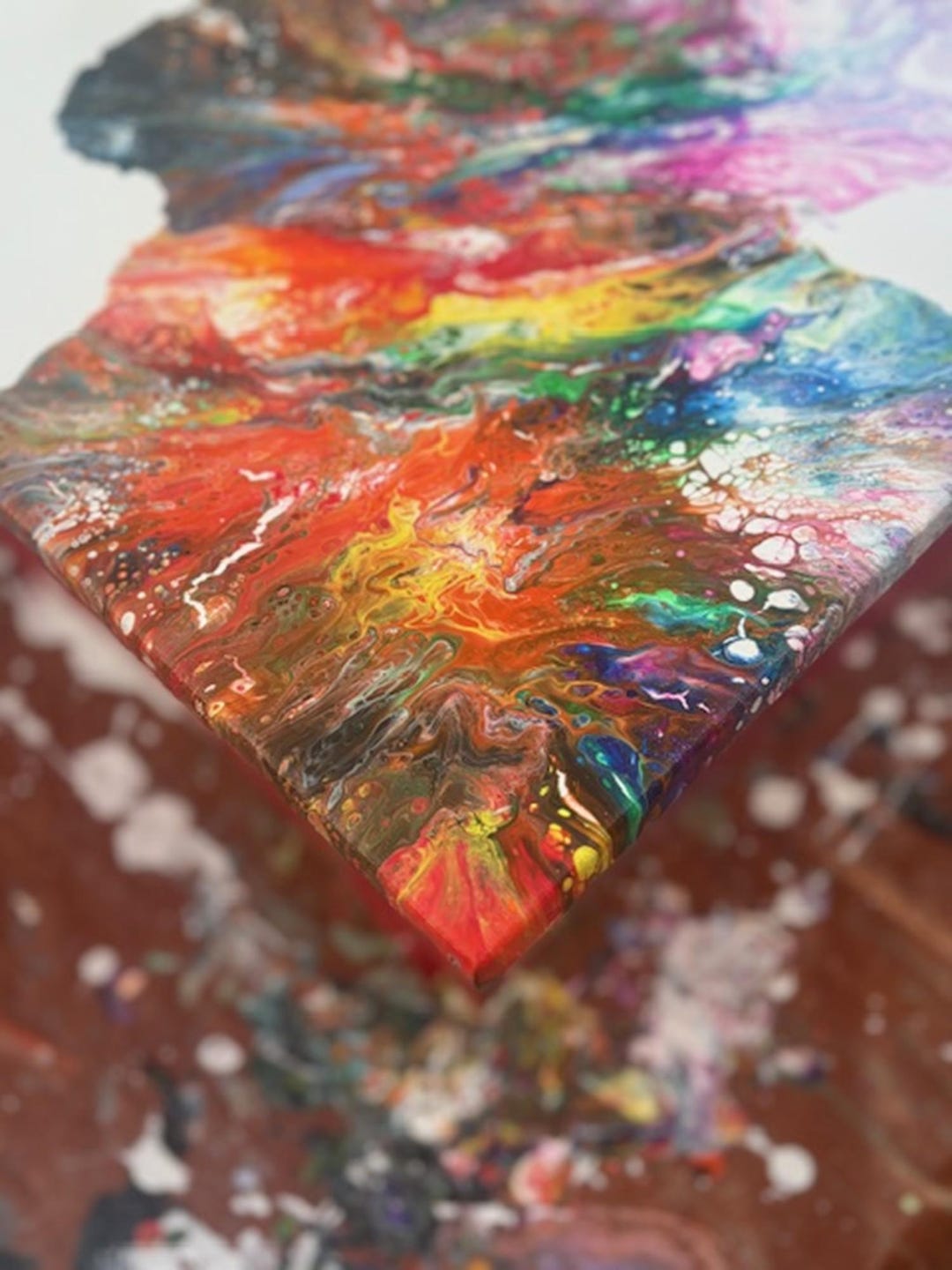 Custom Flow Art Painting- You Pick the Colors! - Etsy