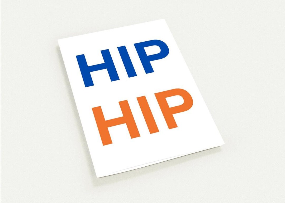 Congratulations Greeting Card - Hip Hip Hooray! - Etsy