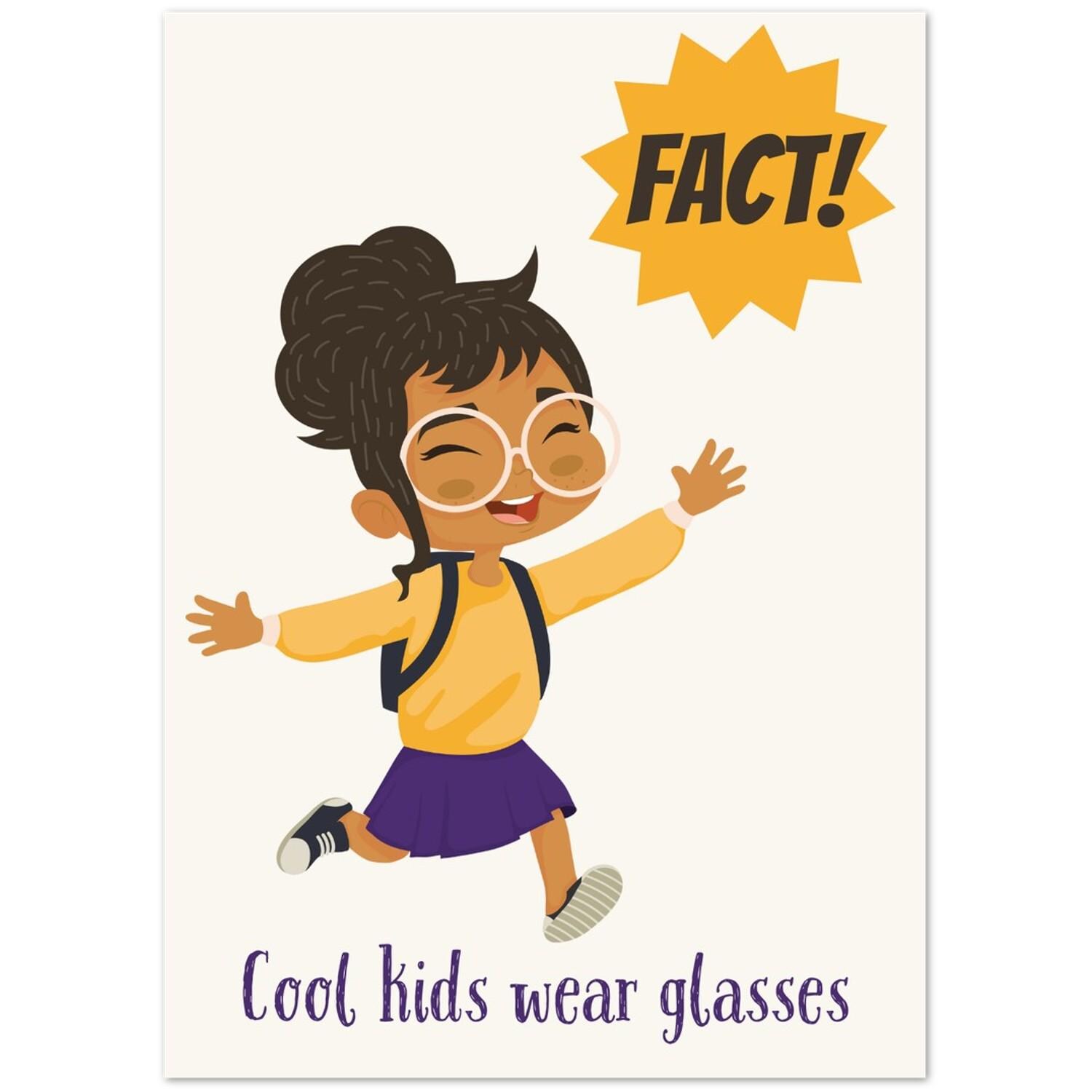 Cool Kids Wear Glasses - Boy - Encouragement - First Pair of Glasses - Etsy