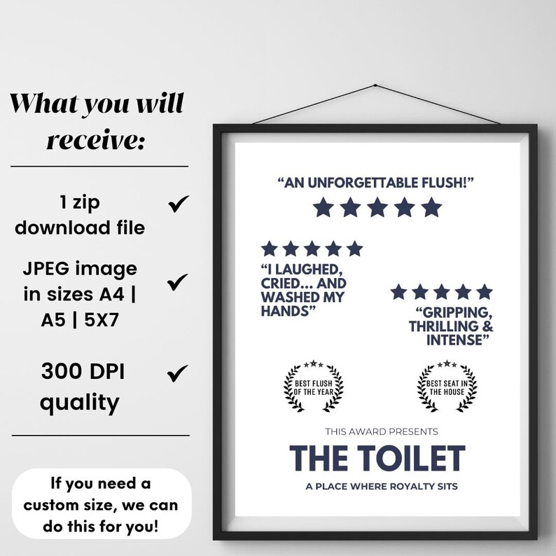 Printable Toilet Signs Funny, Funny Toilet Sign Decor, Bathroom Funny ...