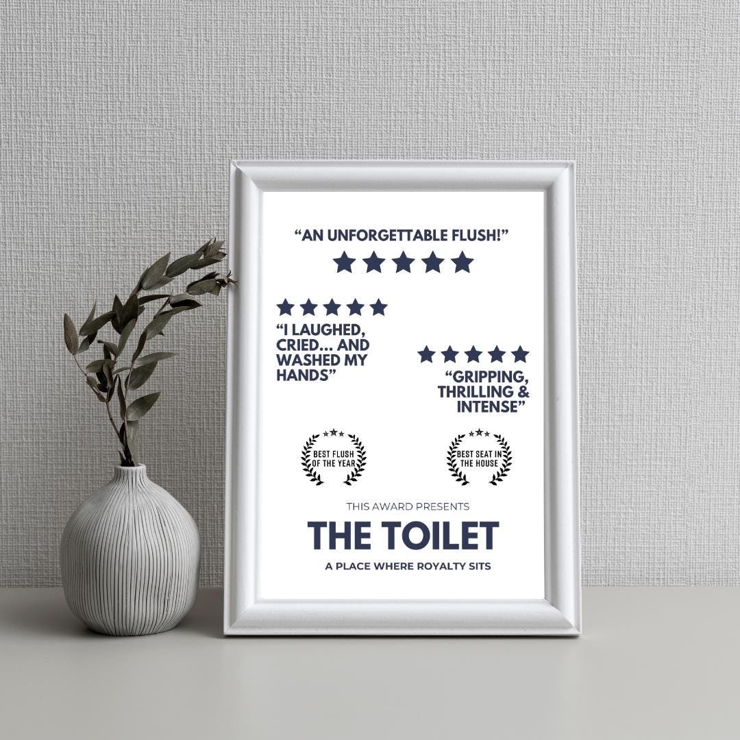 Printable Toilet Signs Funny, Funny Toilet Sign Decor, Bathroom Funny ...