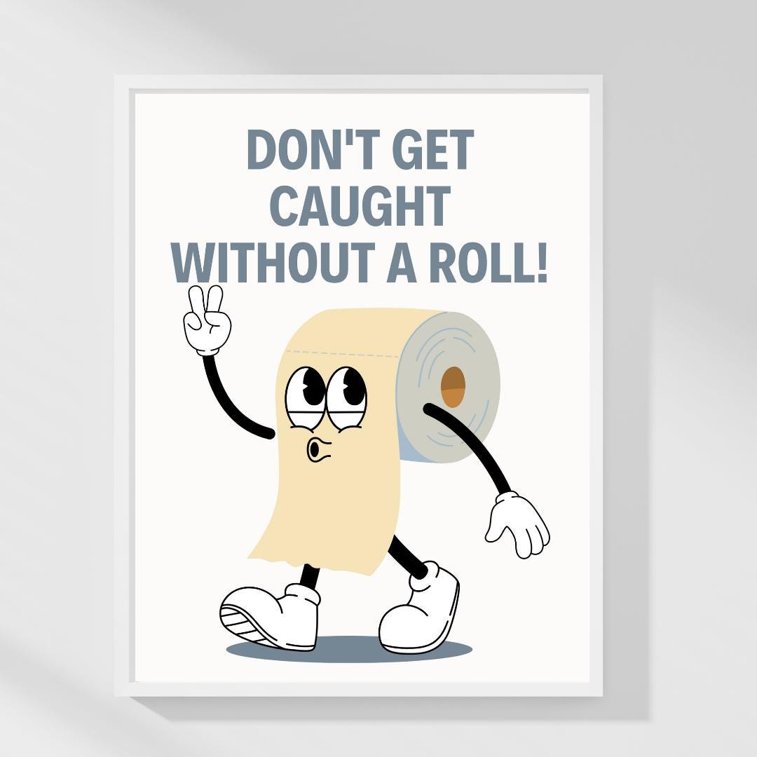 Printable Toilet Signs Funny, Funny Toilet Sign Decor, Bathroom Funny ...