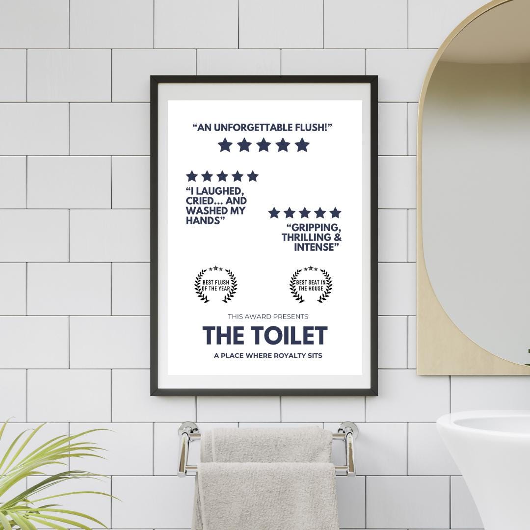 Printable Toilet Signs Funny, Funny Toilet Sign Decor, Bathroom Funny ...