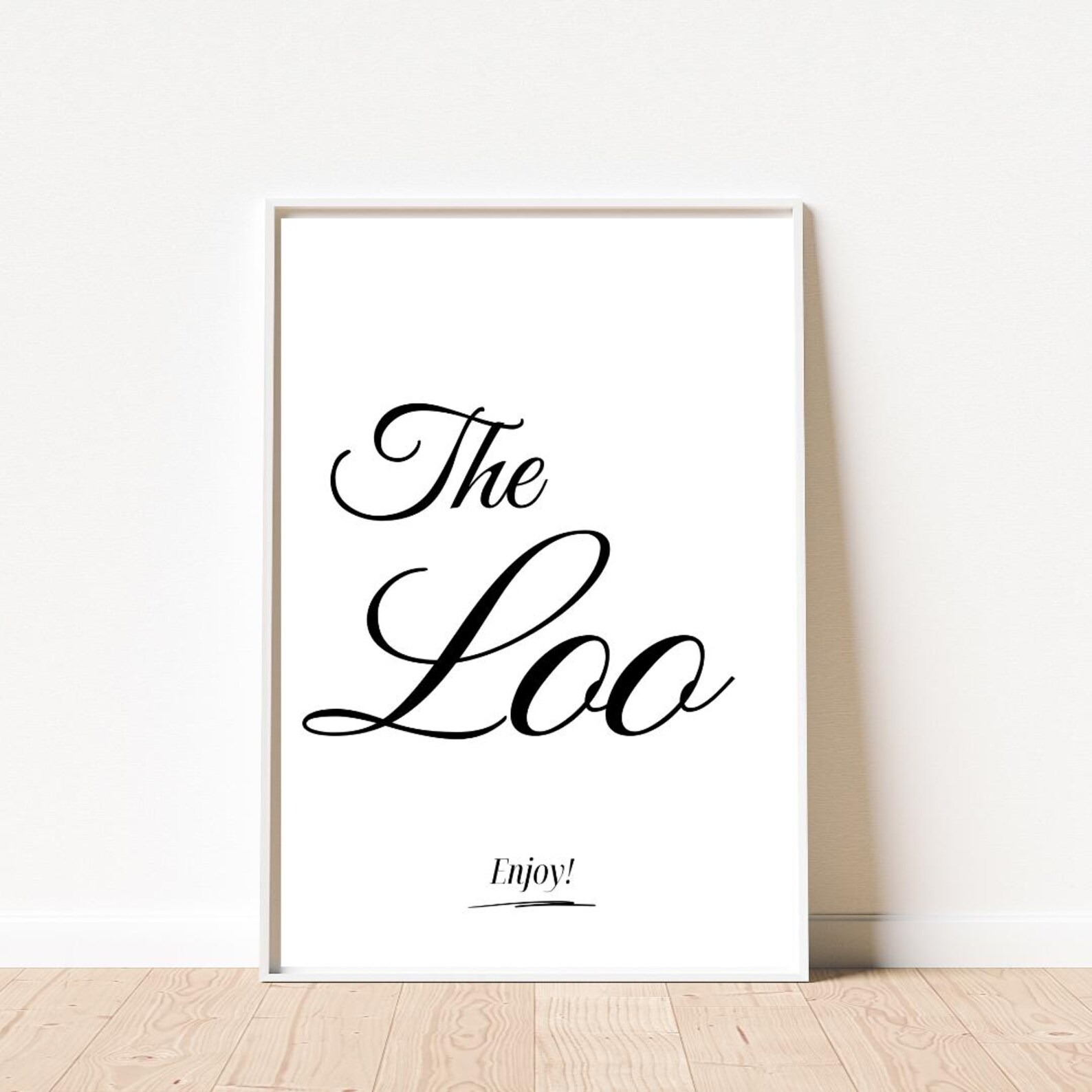 Printable Toilet Signs • Toilet Sign Decor • Bathroom Sign • Modern ...