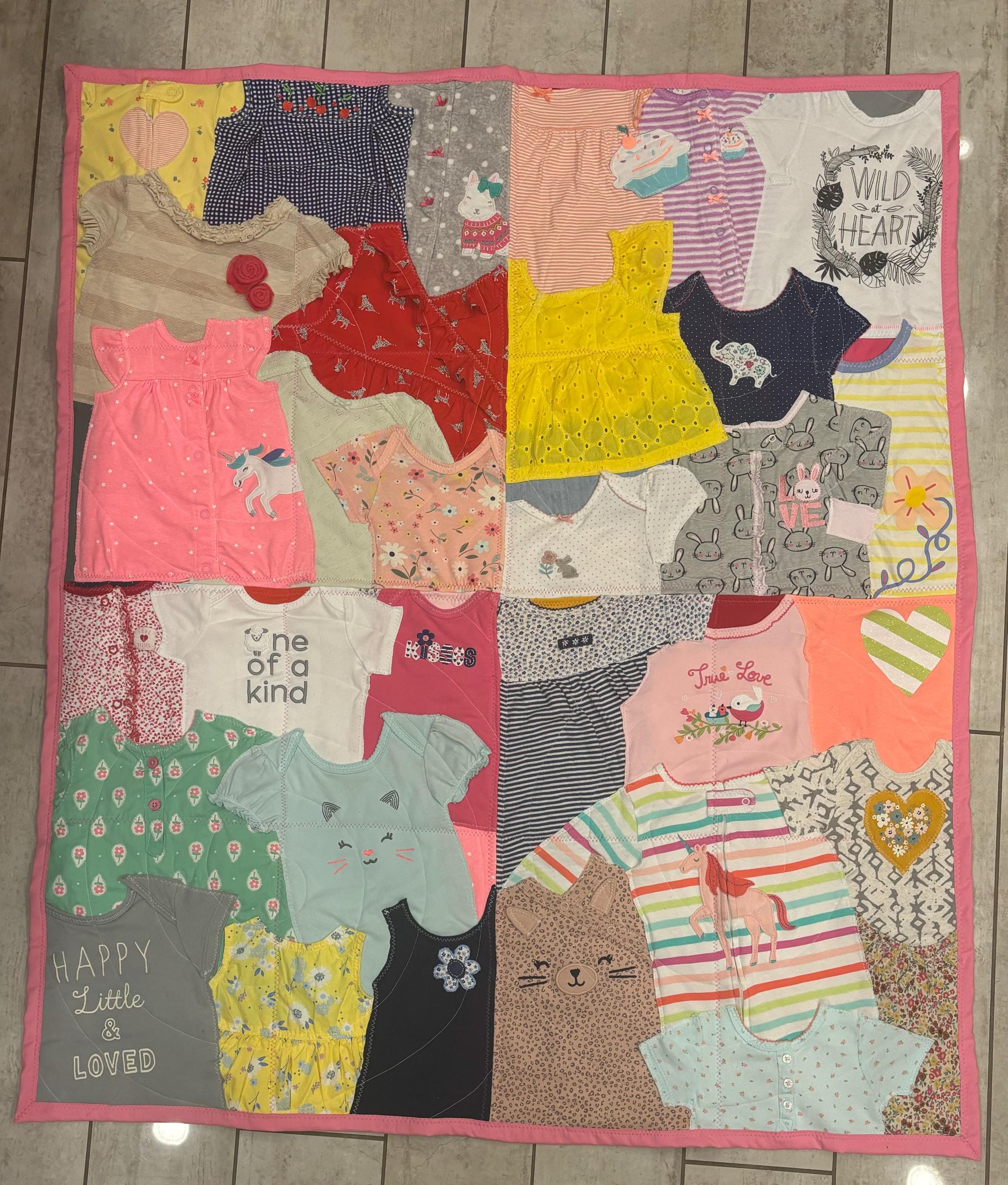 Baby Clothes Quilts, T-shirt Quilts, Baby Blankets, Keepsake Quilt ...