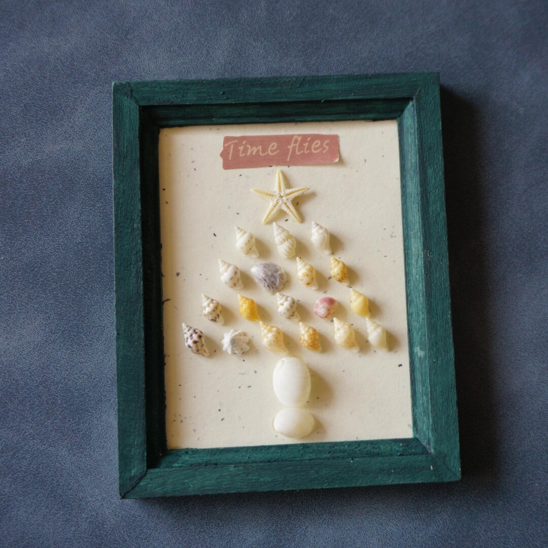 Mini Seashell Art Frame, Refrigerator Clip, Room Decor, Mini Shell ...