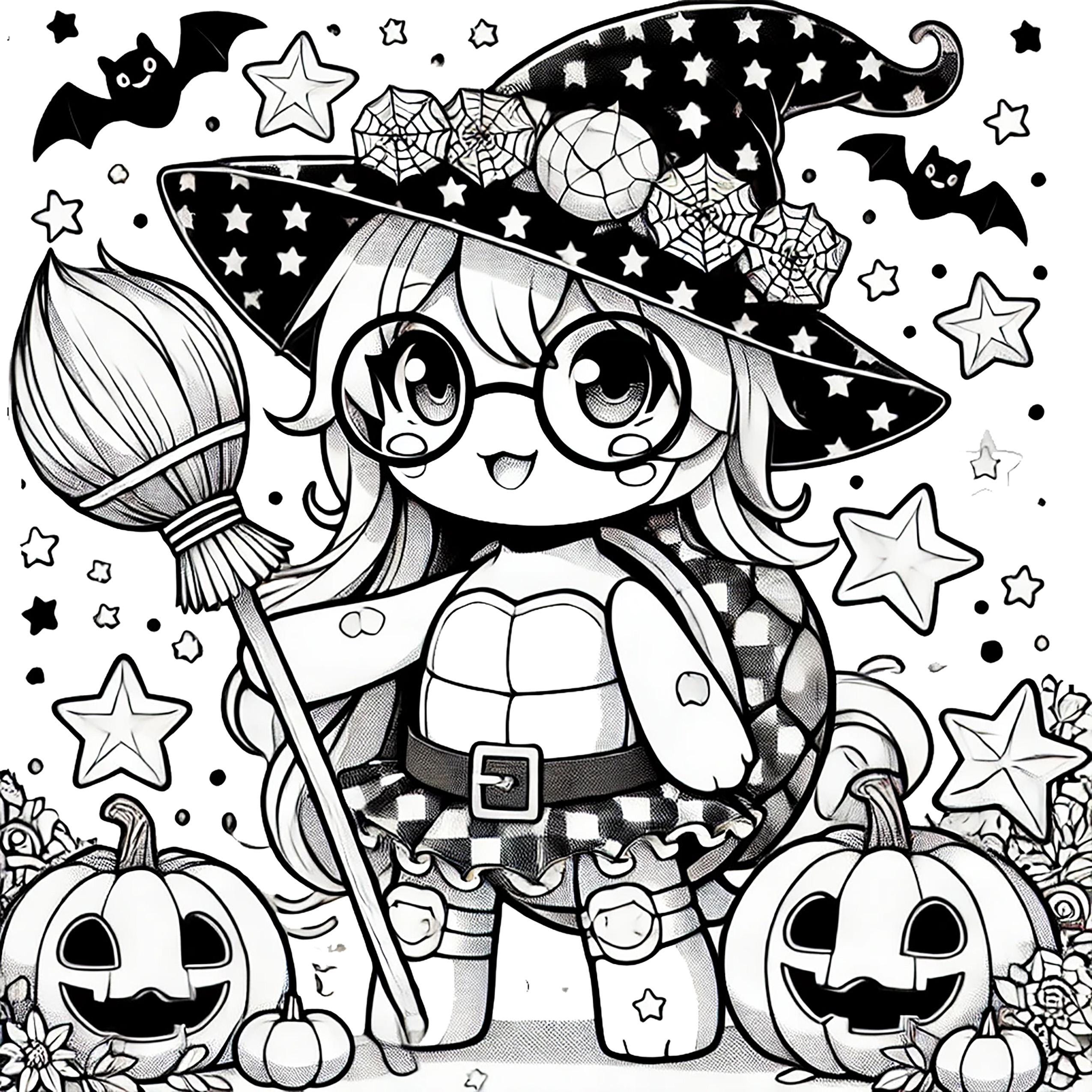 Spooky Critters Coloring Pages - Etsy