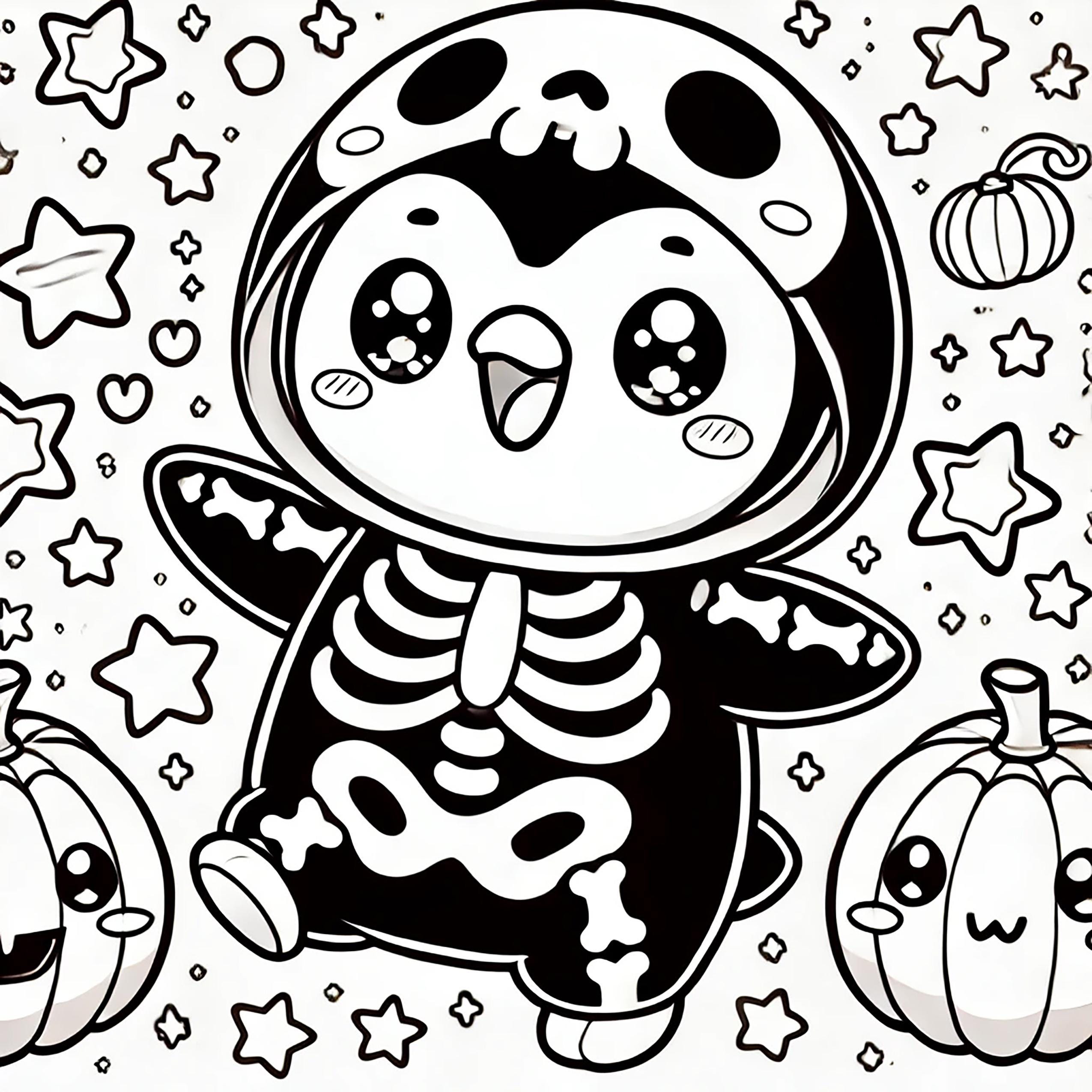 Spooky Critters Coloring Pages - Etsy