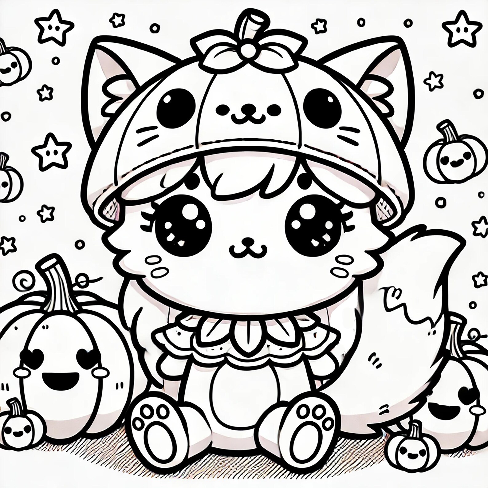 Spooky Critters Coloring Pages - Etsy