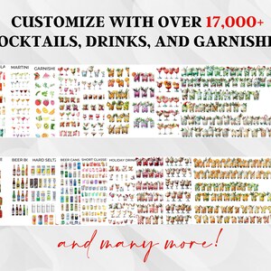 Modern Graduation Signature Drink Sign, Graduate Bar Menu Sign ...