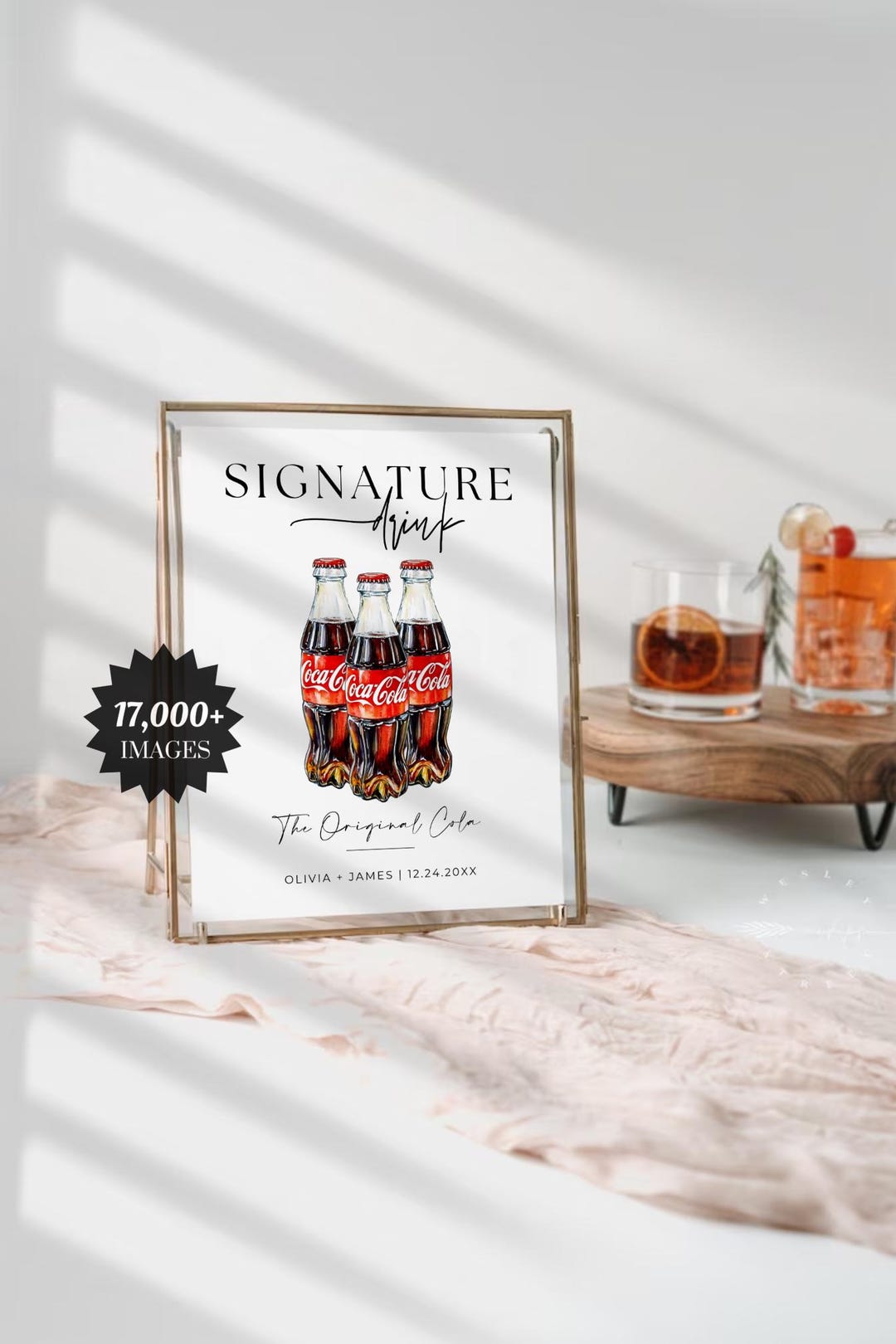 Bar Drink Sign, Signature Drink Sign, Cocktail Drink Sign, Bar Menu ...