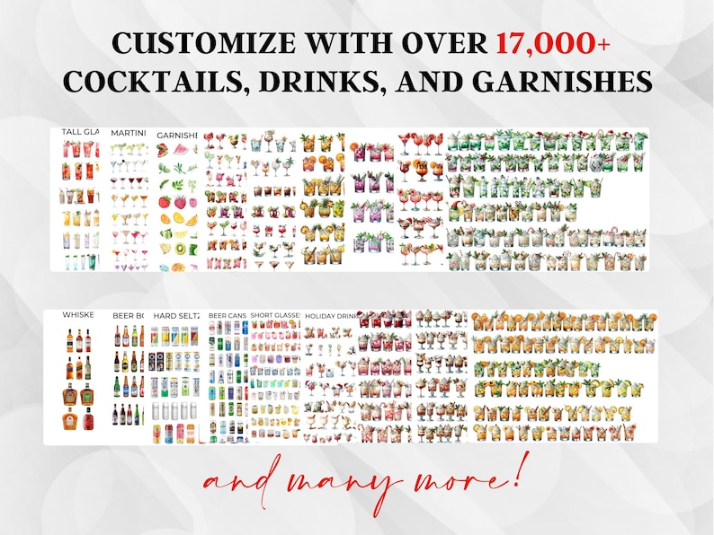 Bar Menu Sign, Cocktail Menu, Signature Drink Sign, Signature Cocktail ...