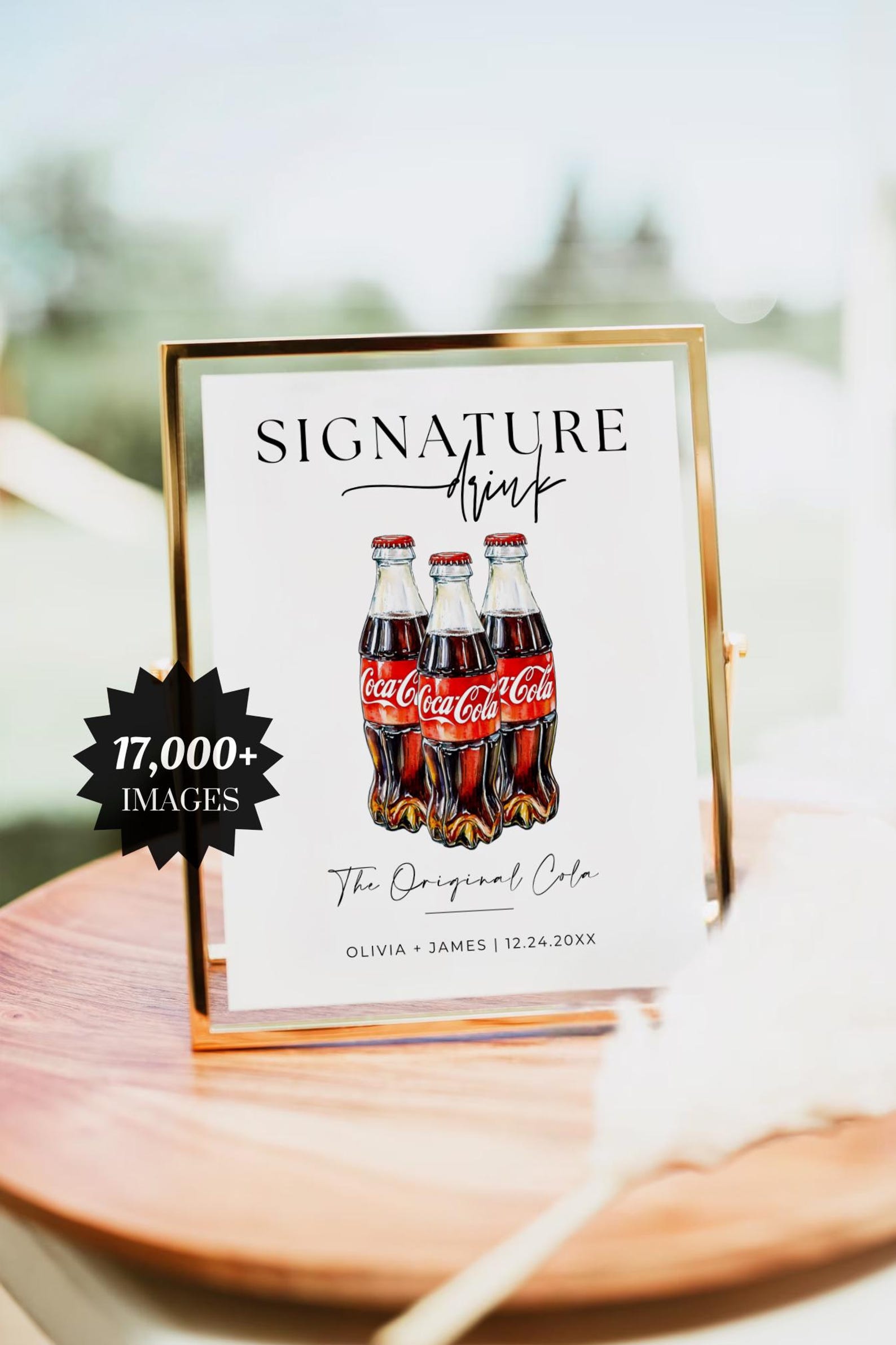 Bar Drink Sign, Signature Drink Sign, Cocktail Drink Sign, Bar Menu ...