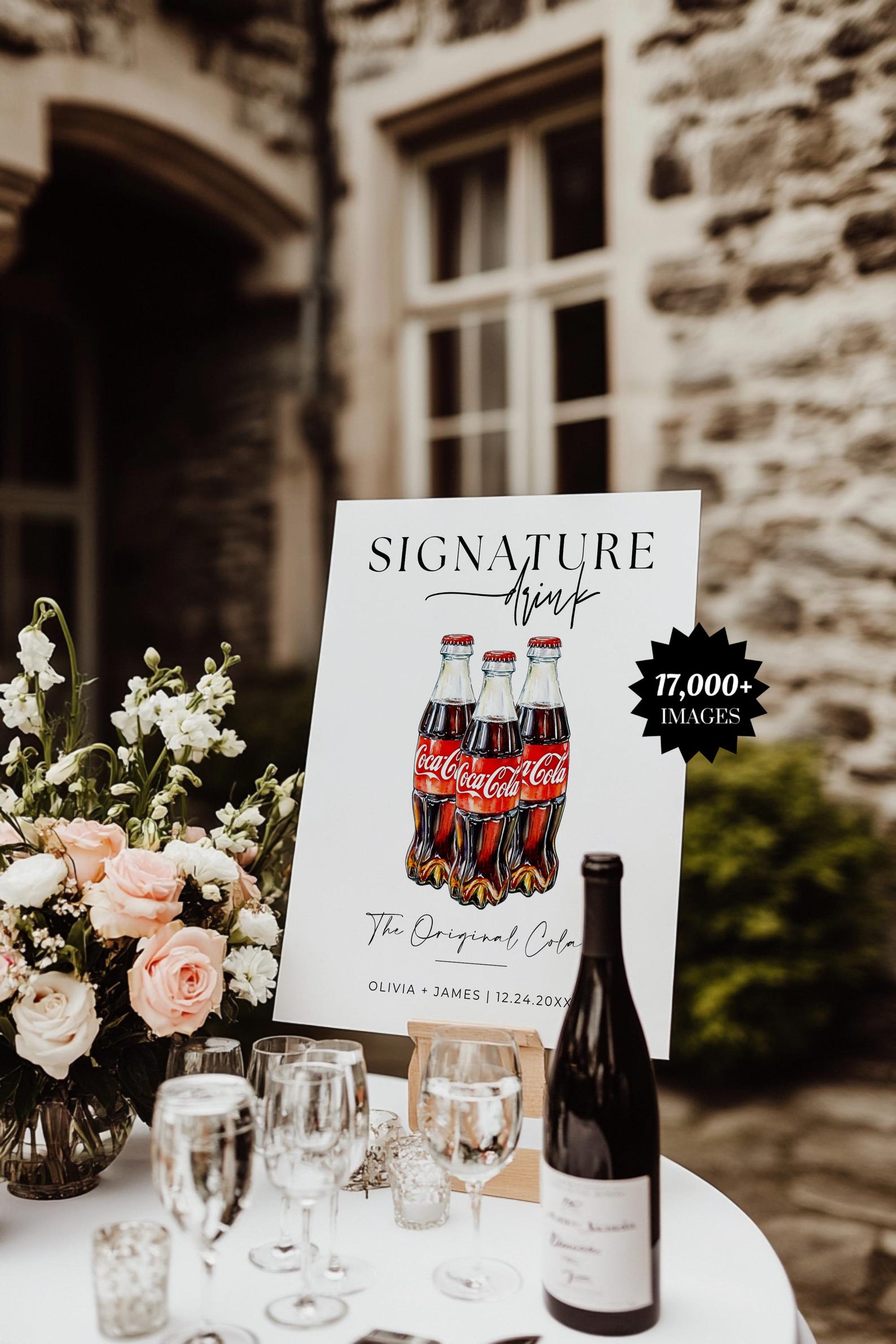 Bar Drink Sign, Signature Drink Sign, Cocktail Drink Sign, Bar Menu ...