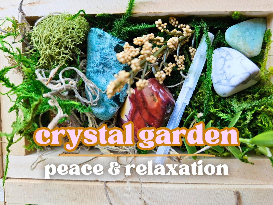 Crystal Zen Garden Kit for Peace Relaxation Spiritual Meditation Gift ...