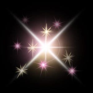 Pink Sparkling Star Animated Custom PC Cursor/ Digital Art PC Pointer ...