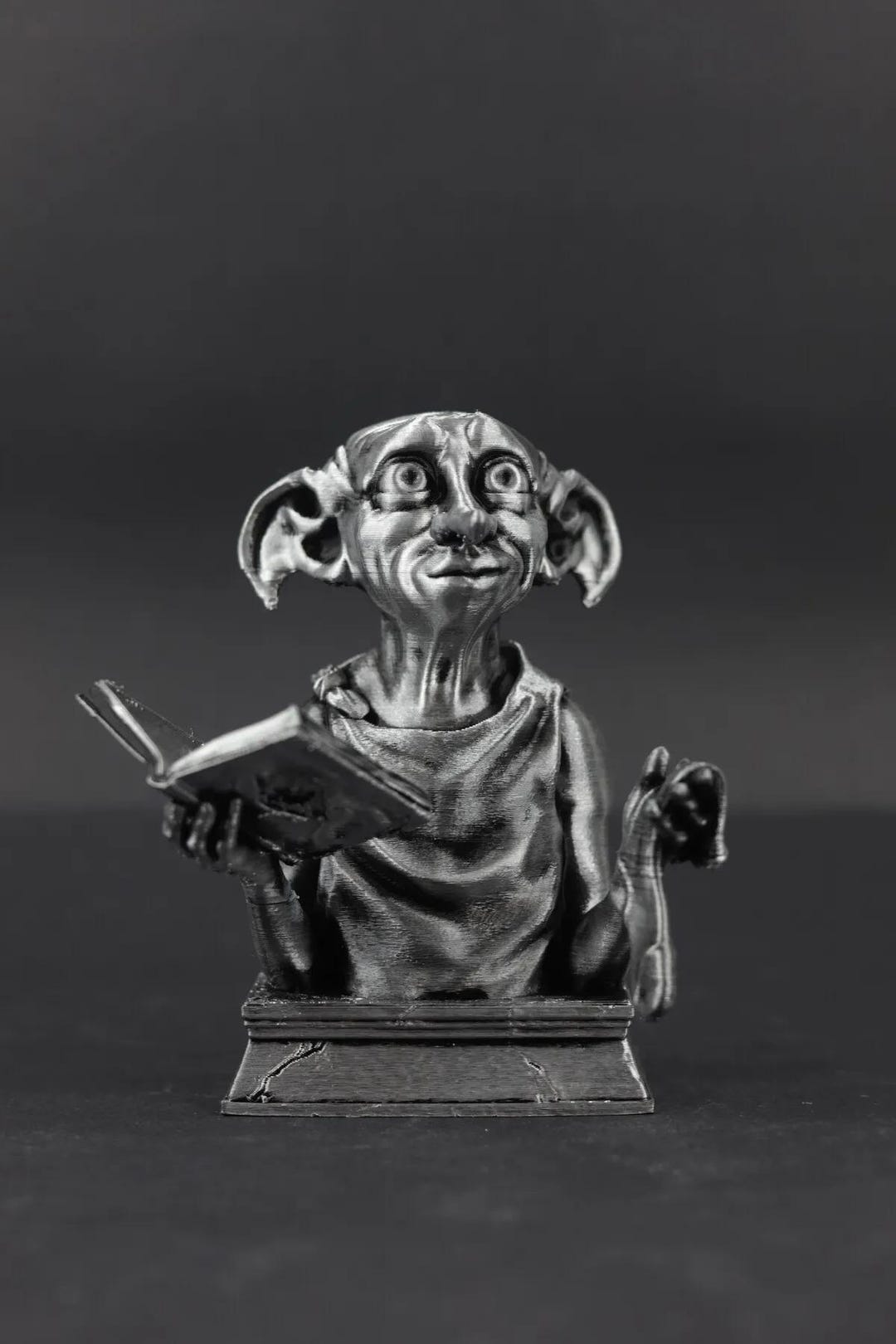 Doby Elf-inspired 12cm Collectible Bust Hand-painted Fantasy Figurine ...