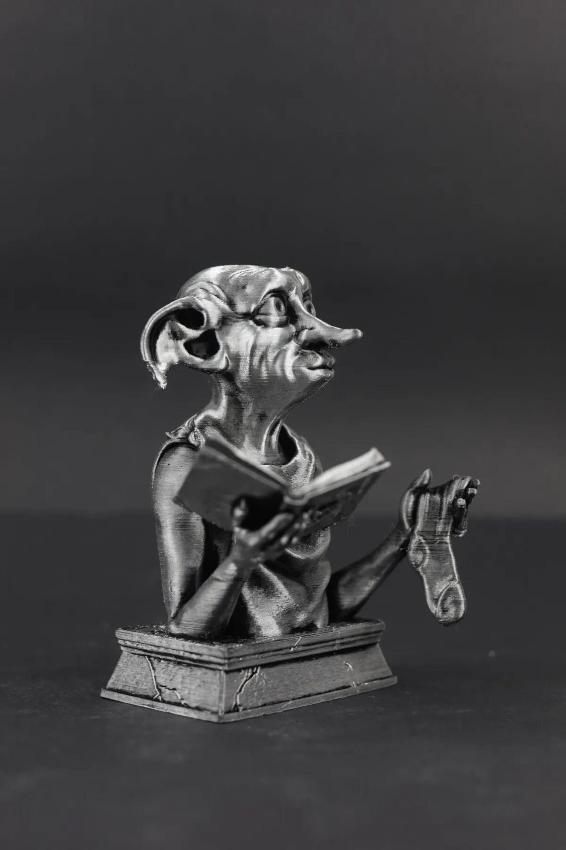 Dobby Elf-inspired 12cm Collectible Bust Hand-painted Fantasy Figurine ...