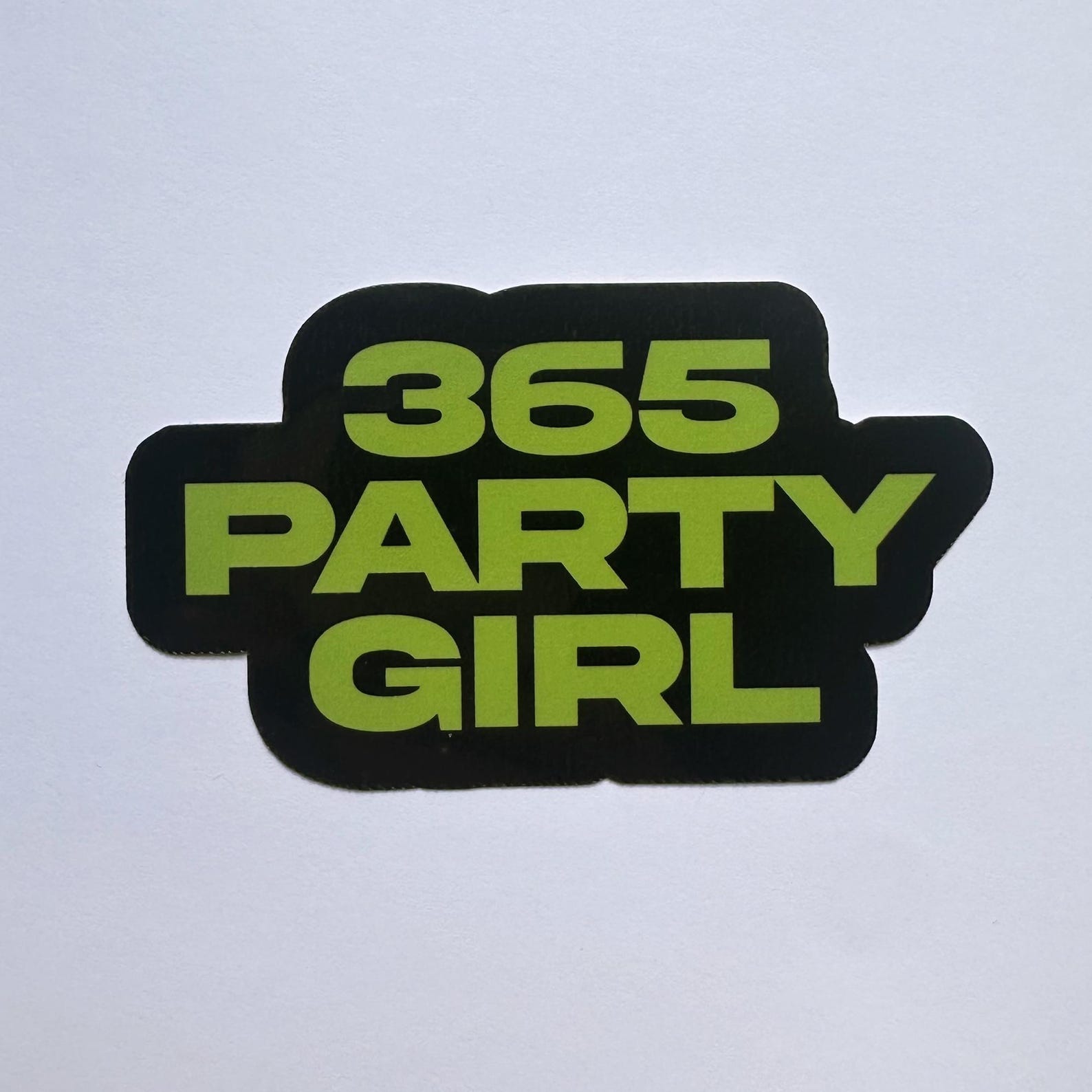 365 Party Girl Sticker Charli Xcx Inspired, BRAT - Etsy