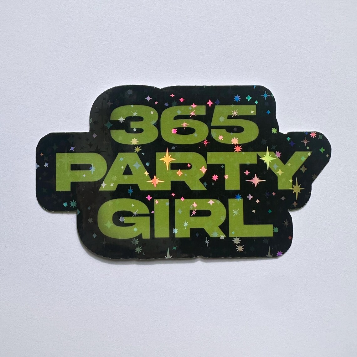 365 Party Girl Sticker Charli Xcx Inspired, BRAT - Etsy