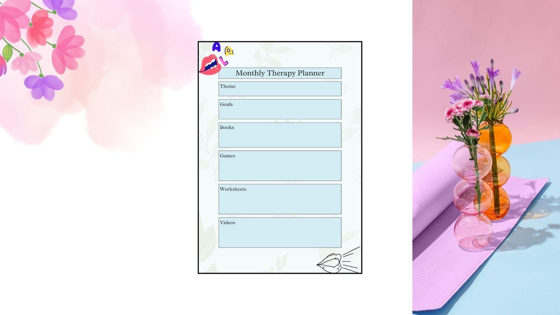 Speech Therapy Planner, Speech Planner, IEP Planner, SLP Planner ...