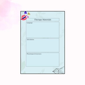 Speech Therapy Planner, Speech Planner, IEP Planner, SLP Planner ...