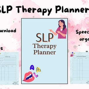 Speech Therapy Planner, Speech Planner, IEP Planner, SLP Planner ...