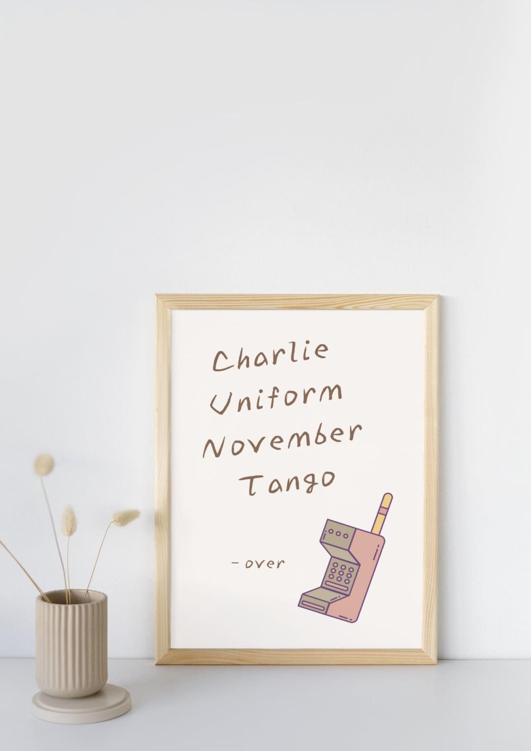 Charlie Uniform November Tango Digital Download Print | Home Décor ...