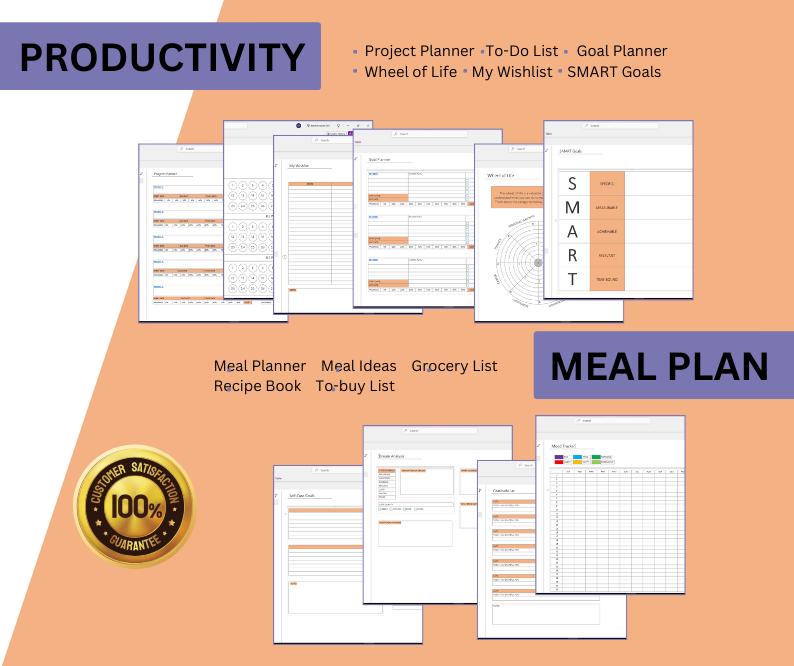 Onenote Template 2025 Aesthetic Ultimate Onenote Planner Hyperlinked ...