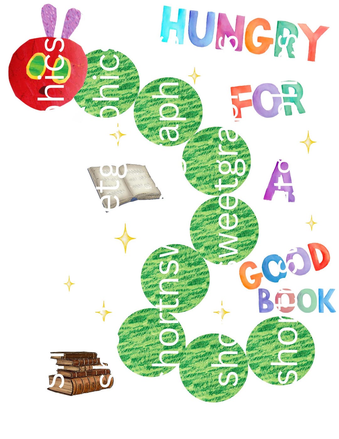 The Very Hungry Caterpillar Digital Png - Etsy