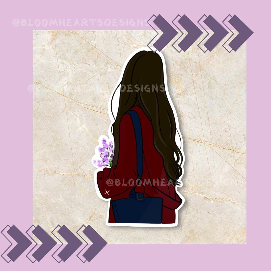 Cute Aesthetic Girl Stickers - Stickers, Cute, Aesthetic, for a Girl ...