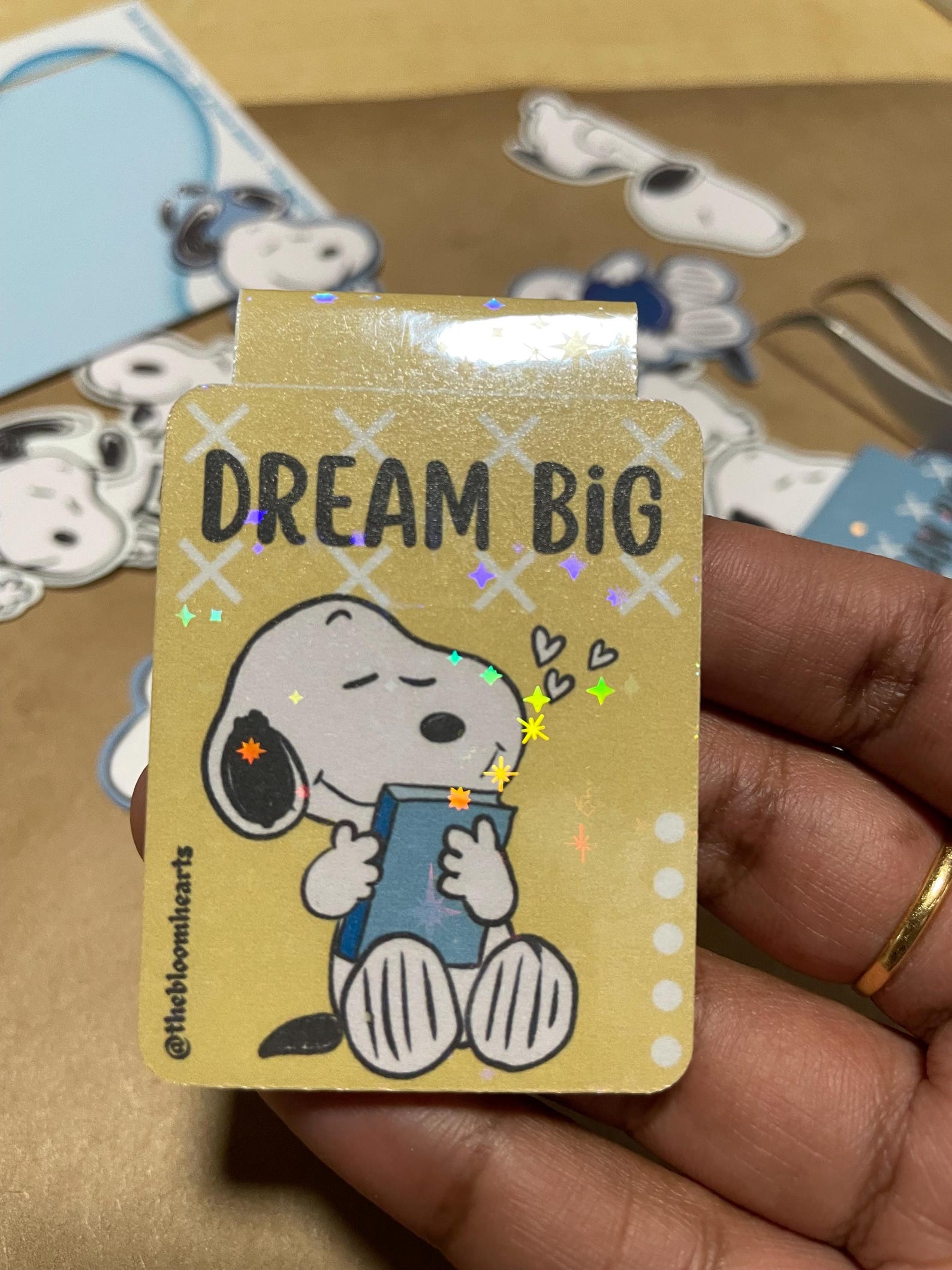 Snoopy Bookmark - Snoopy, Bookmark, Cute, Custom, Funny, Charlie Brown ...