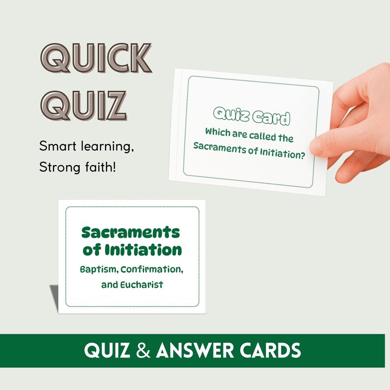 Seven Sacraments Flash Cards | Catholic Matching Game | Kids 7 ...