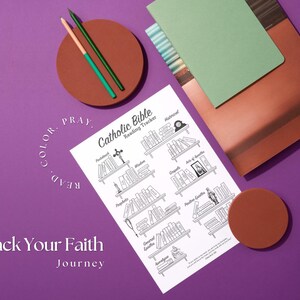 Catholic Bible Reading Tracker | 73 Books of the Bible Study | Catholic ...