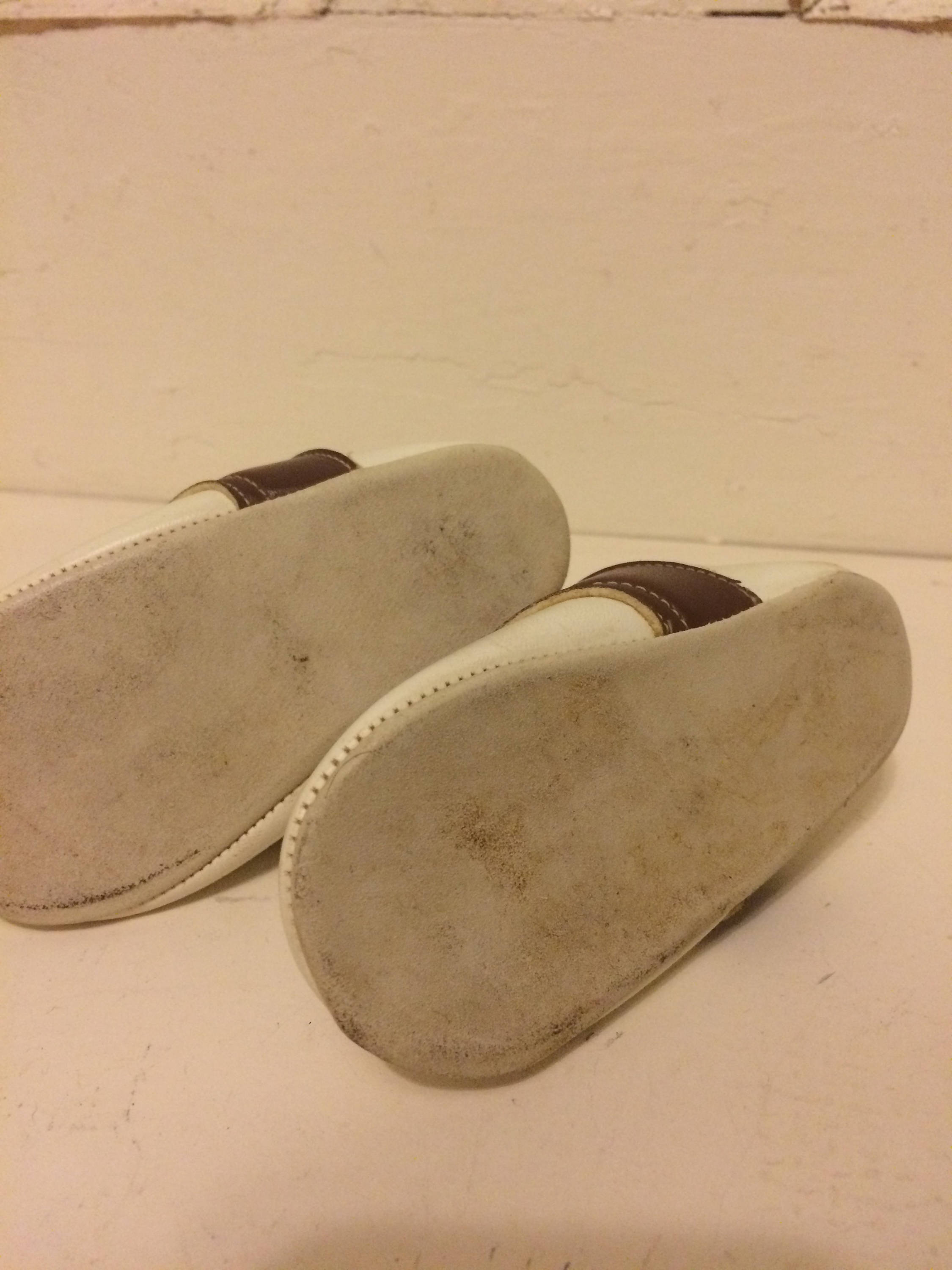 Vintage White and Brown Baby Rah Rah Saddle Shoes - Etsy