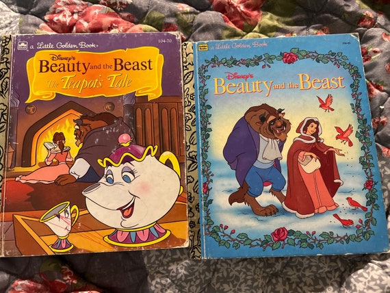 Little Golden Book Disney Beauty and the Beast and the - Etsy Australia