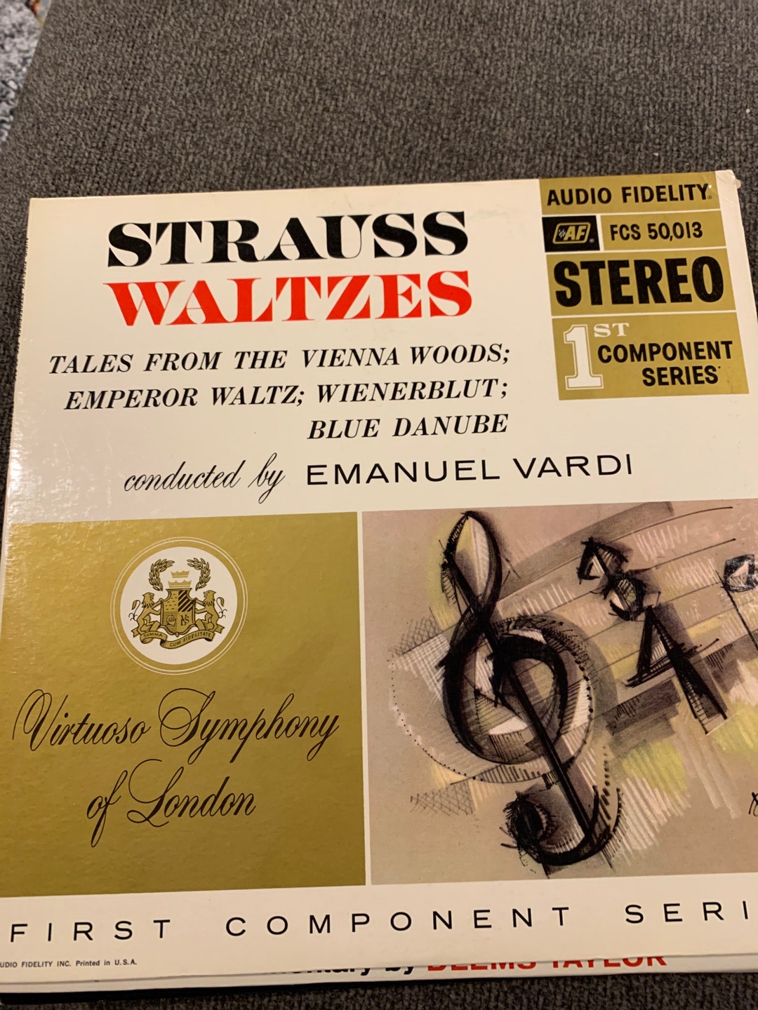 Strauss Waltzes Emanuel Vardi Vinyl Record Album - Etsy