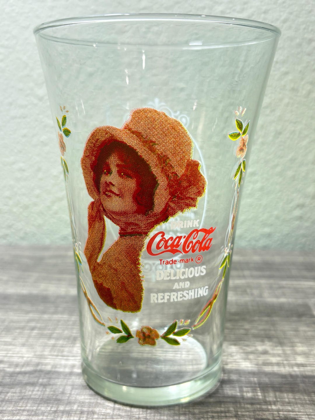 Coca Cola Lady Collector Series 1 96774 4/6 Glass Tumbler - Etsy